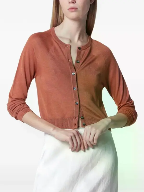 ROBERTO COLLINA Cropped Cardigan