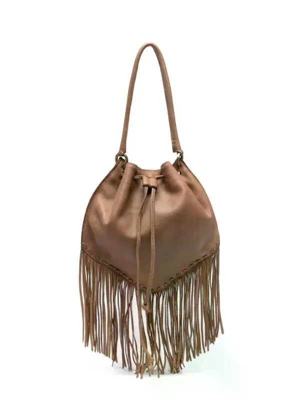 CATERINA LUCCHI Adelaide Fringe Shoulder Bag - Brown