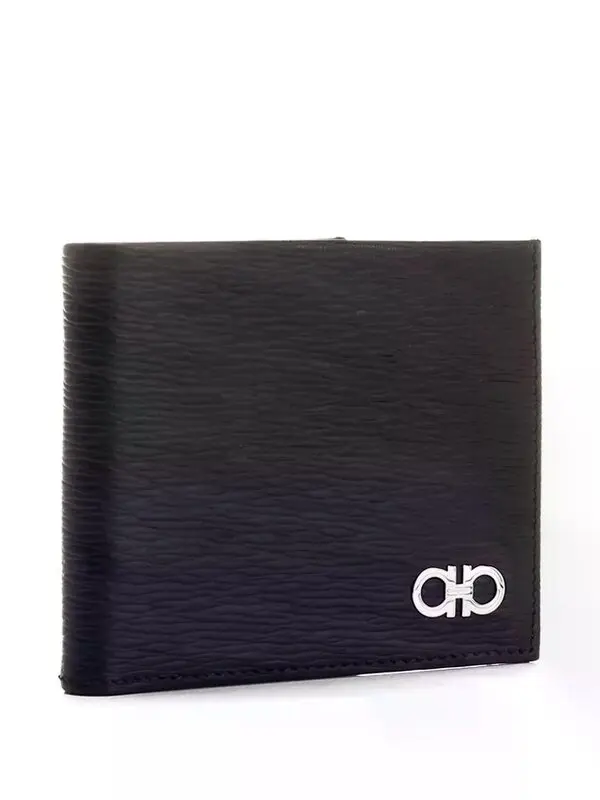 FERRAGAMO Gancini-plaque Leather Wallet
