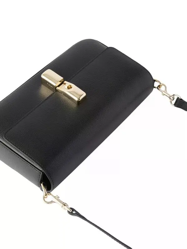 Furla Iride Leather Cross Body Bag - Black