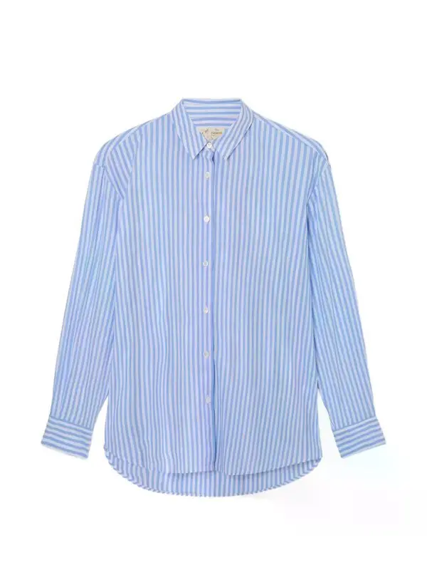 MC2 SAINT BARTH Striped Snoopy Print Shirt - Blue