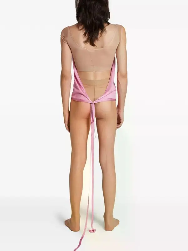 ROT Halter Neck Silk Top
