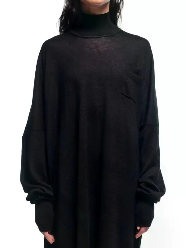 ROT Bipolar Button-fastening Dress