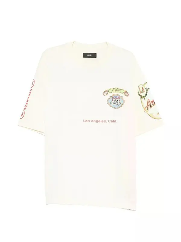 Amiri Vista Hj Skate Short-sleeved T-shirt - Neutrals