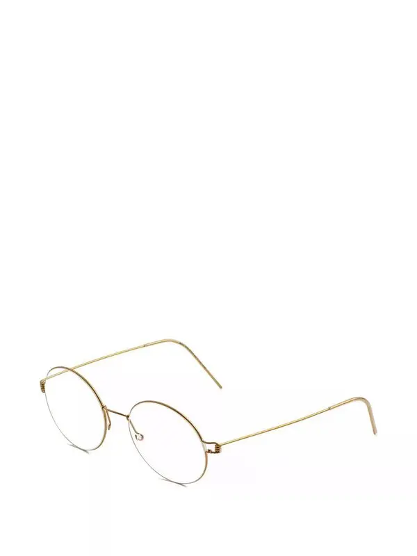 LINDBERG Dakota Round-frame Eyeglasses - Gold