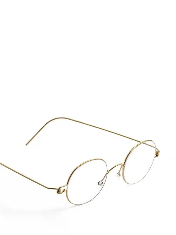 LINDBERG Round-frame Titanium Glasses