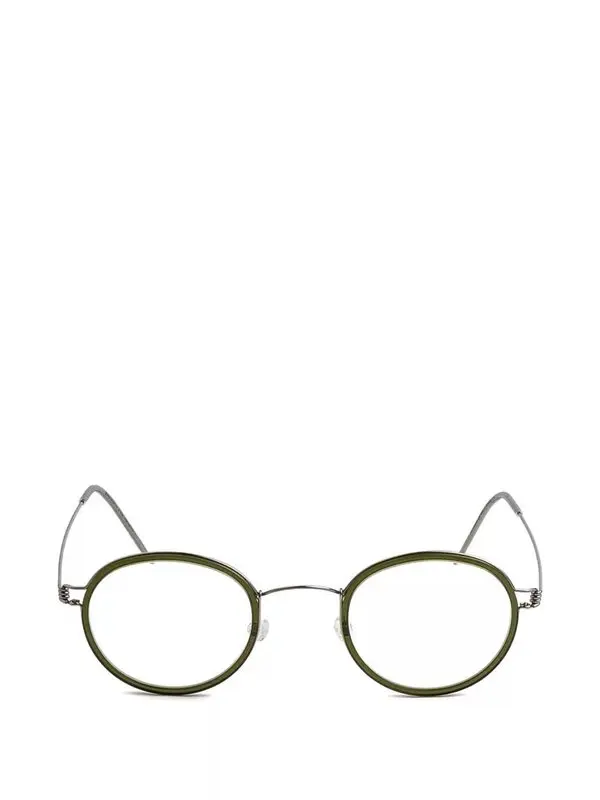 LINDBERG Lex Round-frame Glasses - Green