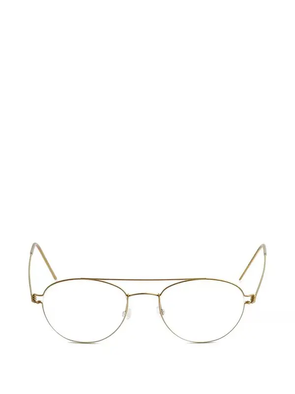 LINDBERG Christoffer Double-bridge Glasses Frames - Gold