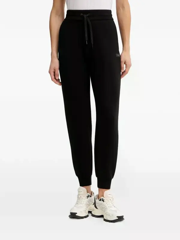 Armani Exchange Logo Patch Drawstring Track Pants