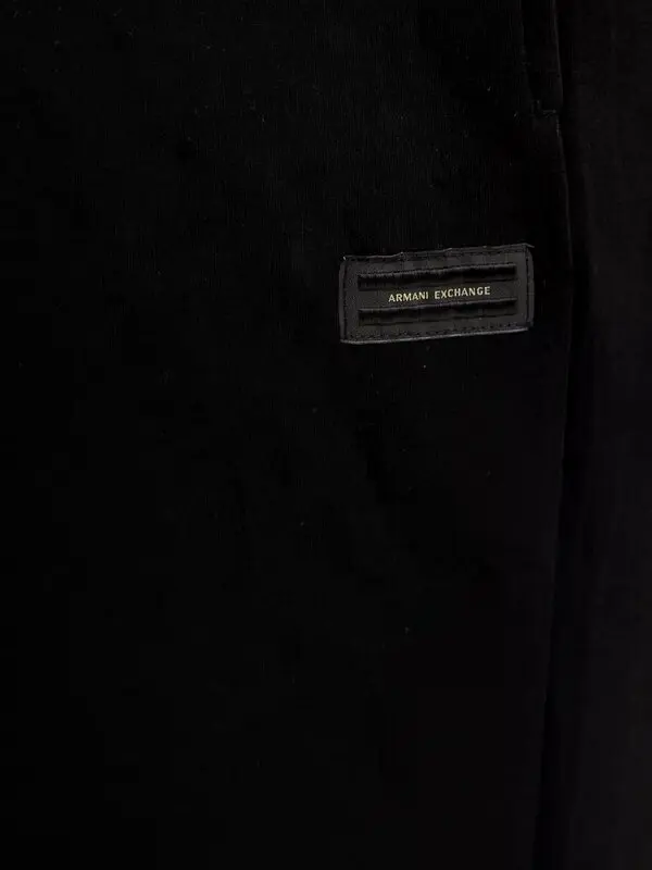 Armani Exchange Logo Patch Drawstring Track Pants