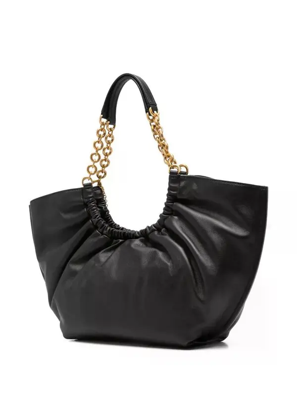 Michael Kors Indie Logo-plaque Ruched Tote Bag