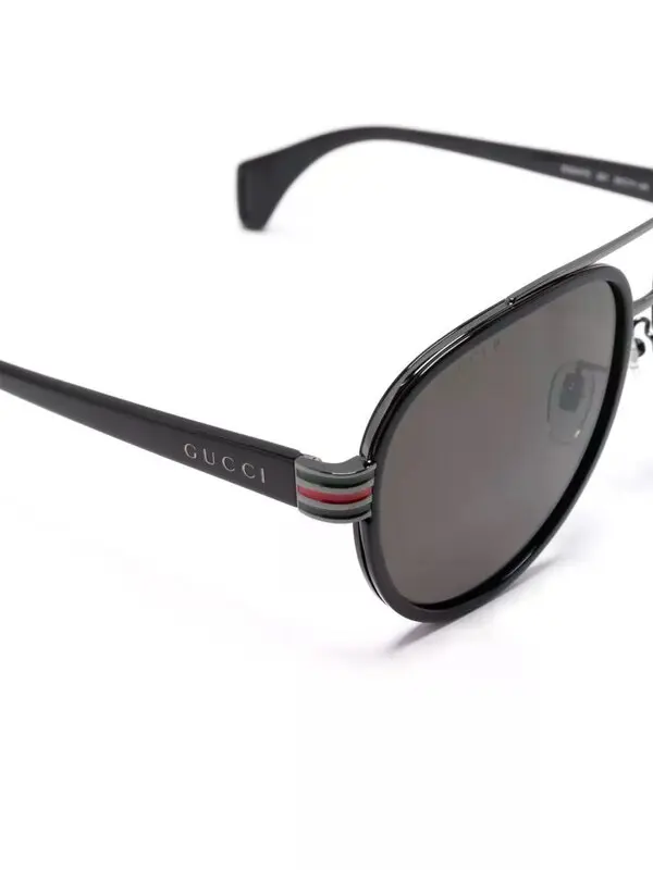 Gucci Acetate Pilot Frame Sunglasses
