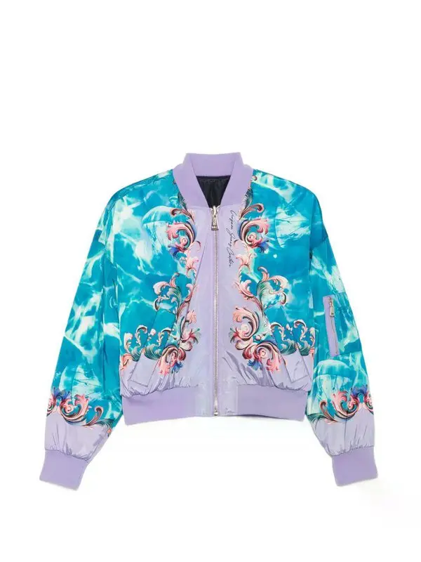 Versace Reversible Floral-print Bomber Jacket