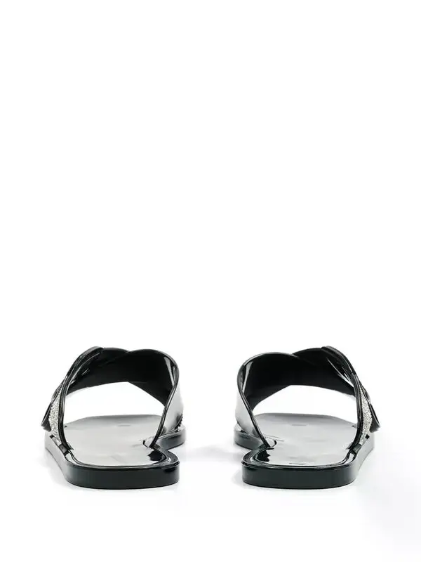 Karl Lagerfeld Ikon Nft Crystal-embellished Slides