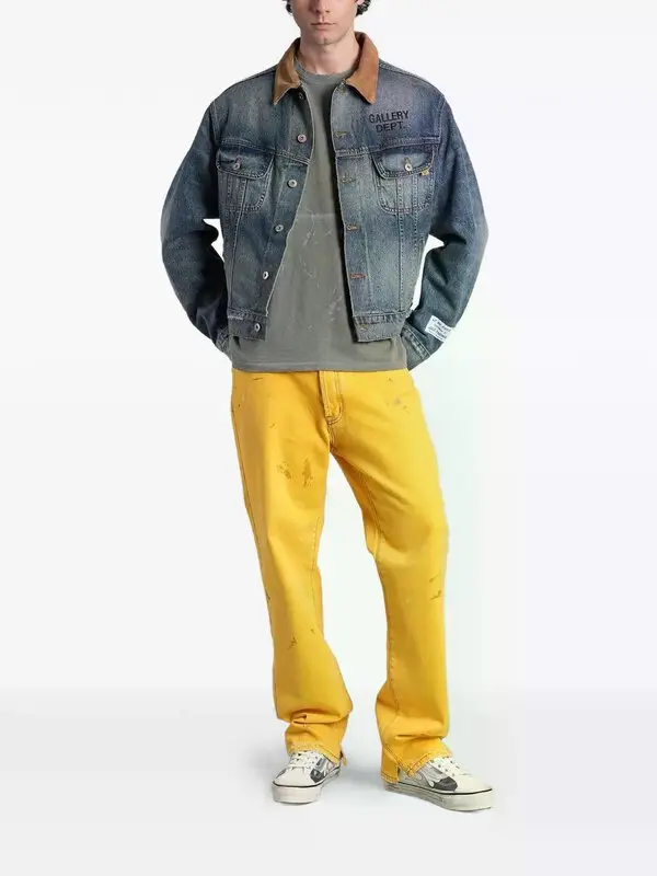 GALLERY DEPT. Marley Paint-splatter Jeans - Yellow