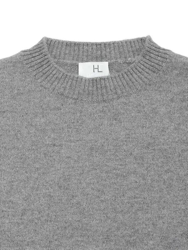 HERILL Cashmere Crew Neck Sweater - Grey