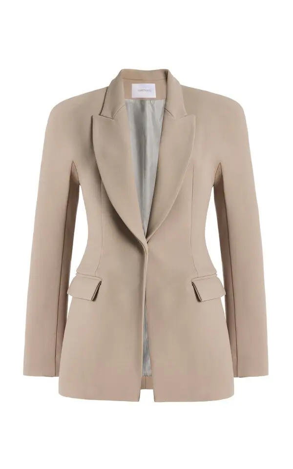 HARITHAND Regina Belted Blazer - Grey