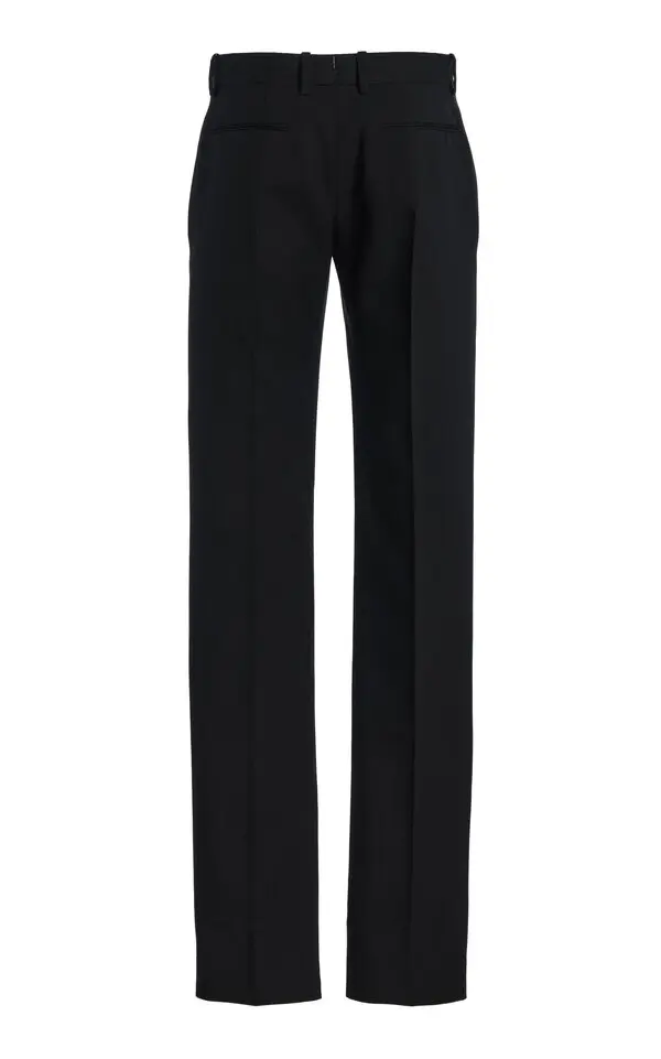 Calvin Klein Slim Wool Straight-leg Trousers