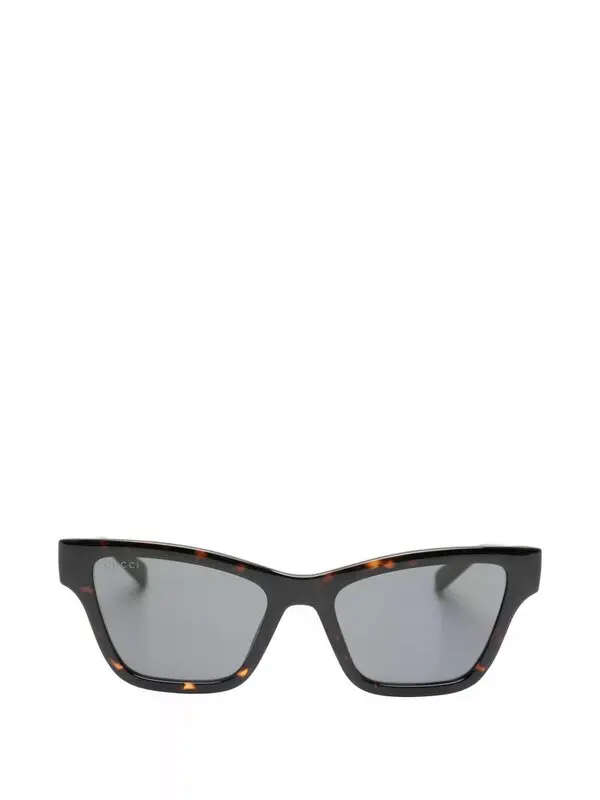 Gucci Tortoiseshell-effect Square-frame Sunglasses