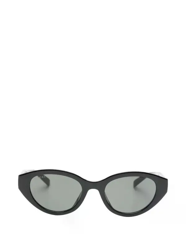 Gucci Interlocking G Cat-eye Sunglasses - Black