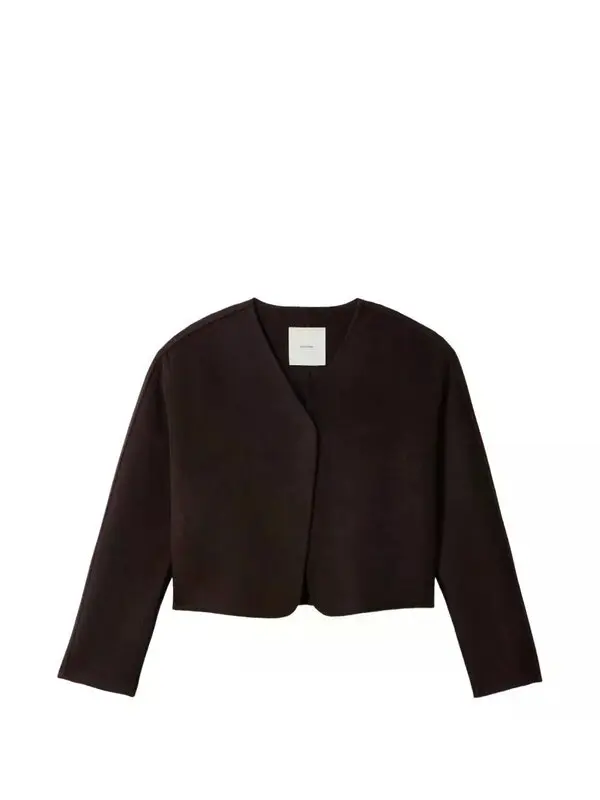 Calvin Klein V-neck Cropped Jacket