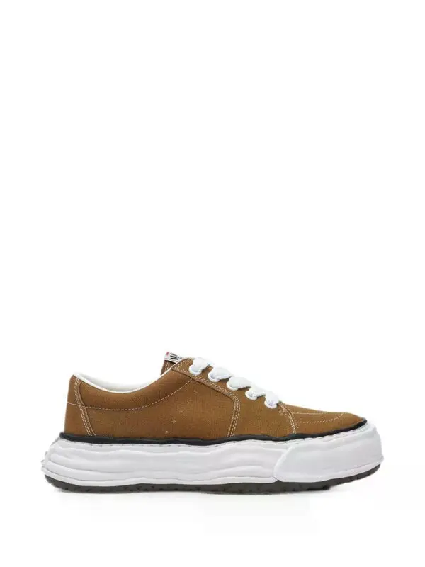 Mihara Yasuhiro Eric Og Contrast-stitching Chunky-sole Sneakers - Brown