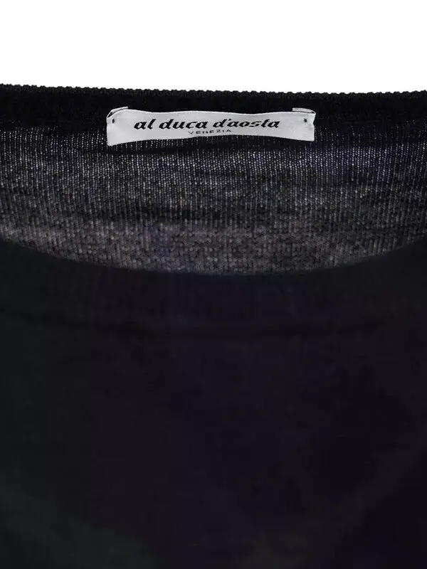 Al Duca D'aosta Fine Knit Crew-neck Sweater - Blue