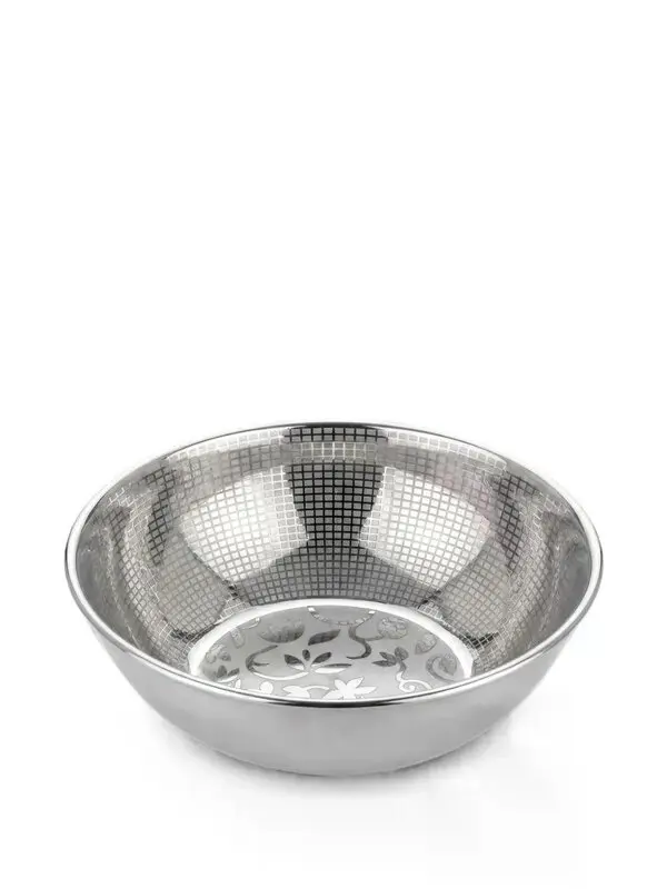 GINORI 1735 X Giambattista Vannozzi Dandi Floral-pattern Bowl - Silver