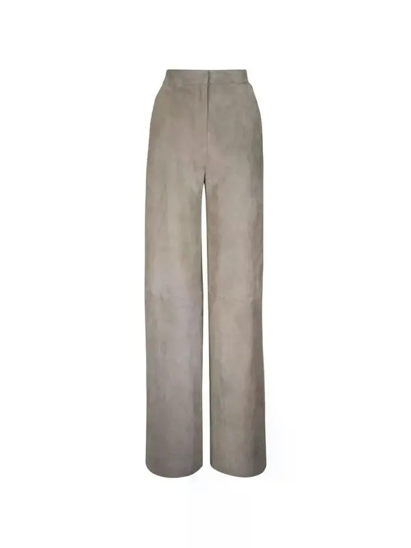 Jitrois Panelled Suede Wide-leg Trousers