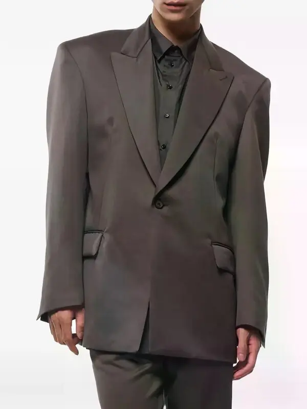 OMAR AFRIDI Peak-lapels Single-breasted Jacket