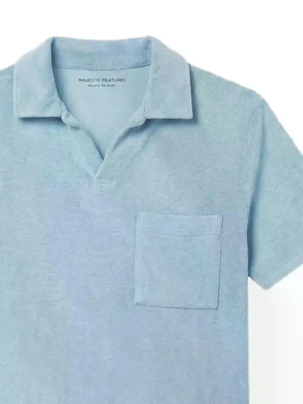 Majestic Filatures Chest-pocket Polo Shirt - Blue