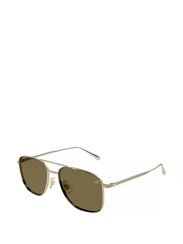 Dunhill Pilot-frame Double-bridge Sunglasses