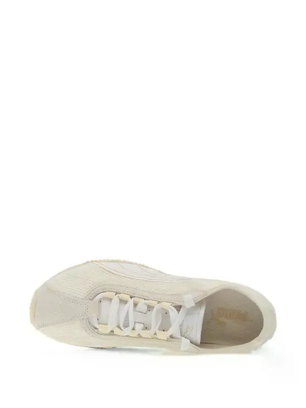 PUMA H-street Mesh Lace-up Sneakers - Neutrals