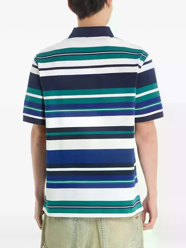 Fred Perry Striped Relaxed-fit Polo Shirt