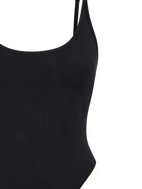 Hurley Scoop Neck High Cut Swimsuit - Black