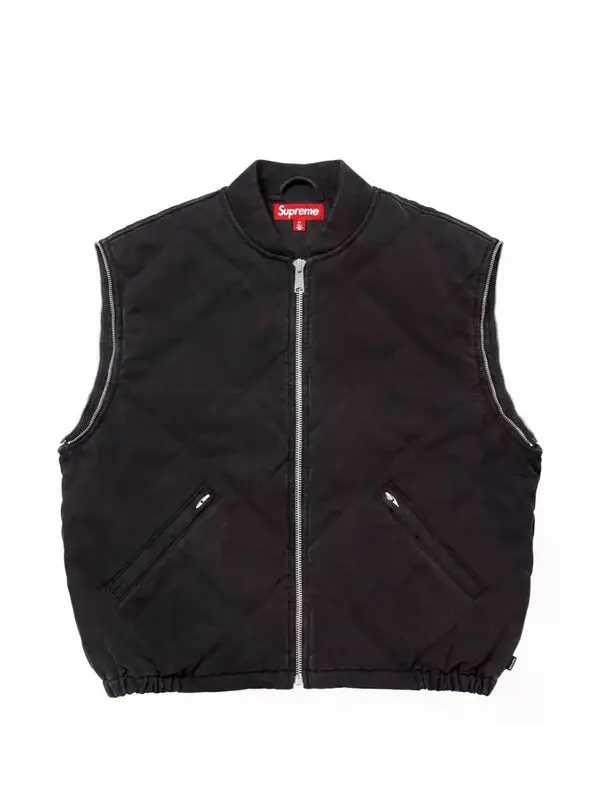 Supreme Zip-off Sleeve Quilted Bomber Jacket