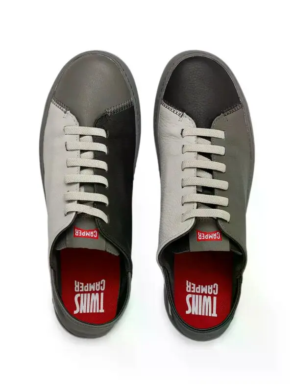 Camper Twins Colour-block Leather Sneakers - Grey