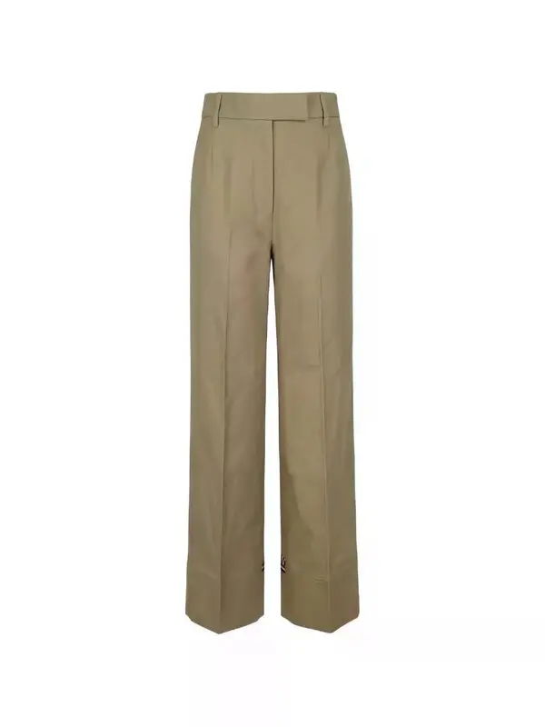 Thom Browne Rwb Stripe Wide-leg Trousers