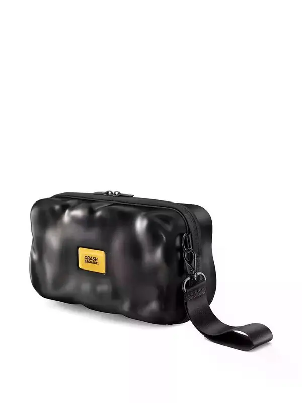 CRASH BAGGAGE Maxi Icon Hard-case Clutch Bag - Black