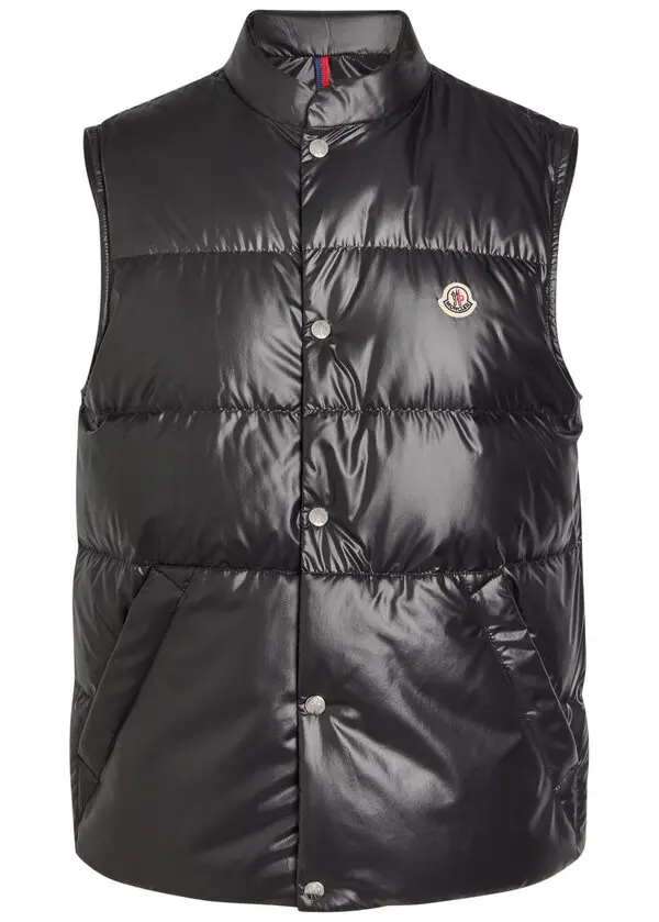 Moncler Restigo Quilted Shell Gilet - Black