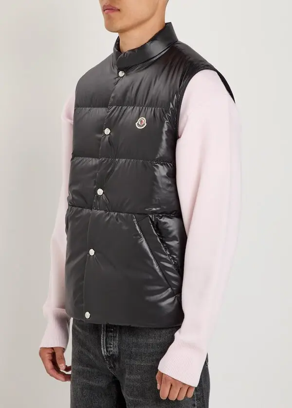 Moncler Restigo Quilted Shell Gilet - Black