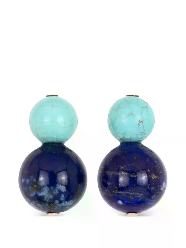 JENNIFER BEHR Cara Lapis Lazuli Earrings - Blue