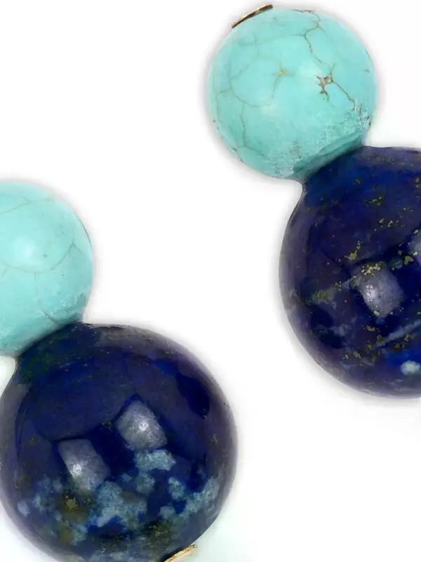 JENNIFER BEHR Cara Lapis Lazuli Earrings - Blue