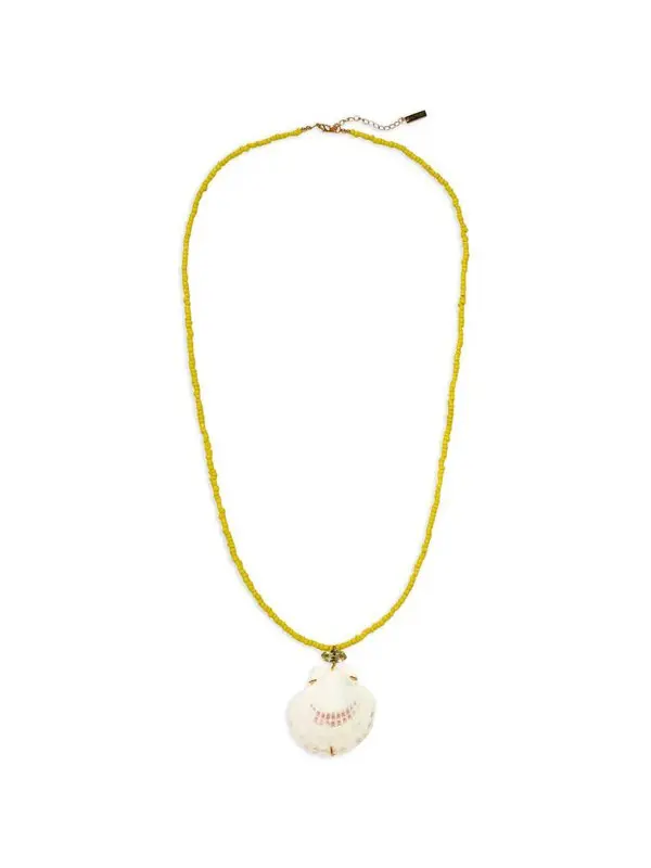 JENNIFER BEHR Cayman Shell Pendant Necklace - Gold