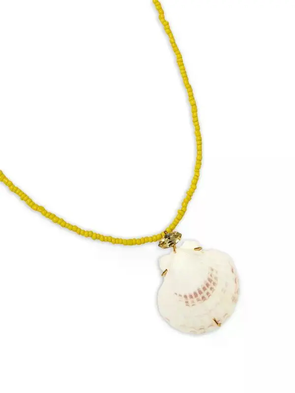 JENNIFER BEHR Cayman Shell Pendant Necklace - Gold
