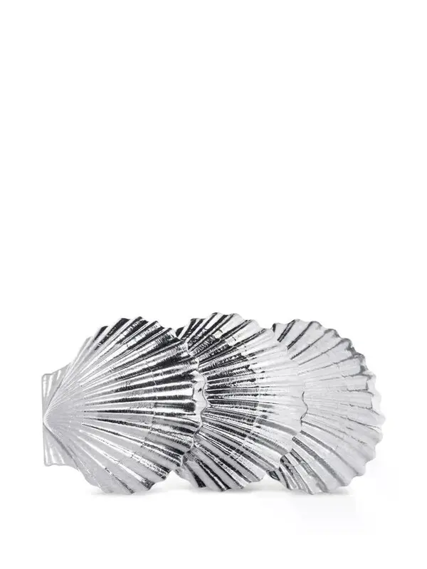JENNIFER BEHR Siren Shell Motif Barrette - Silver