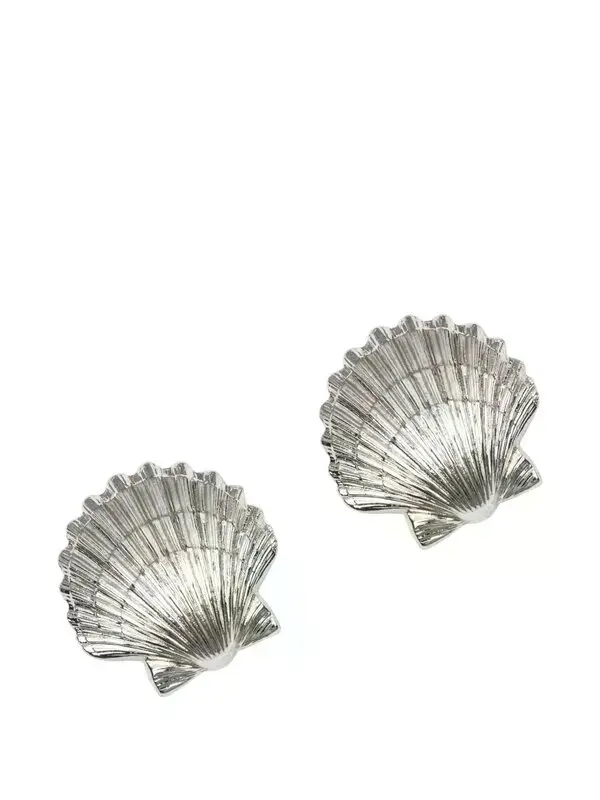 JENNIFER BEHR Mar Shell Earrings - Silver