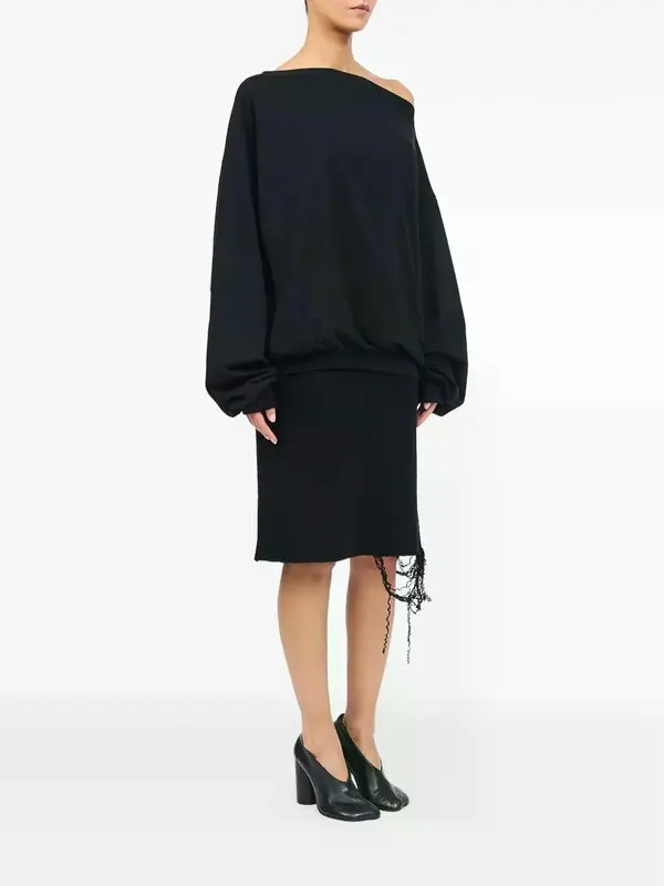 MAISON MARGIELA Long-sleeved Asymmetric Top