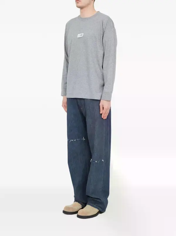 MAISON MARGIELA Cotton Jersey Long-sleeve Top