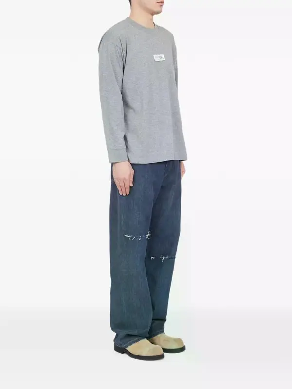 MAISON MARGIELA Cotton Jersey Long-sleeve Top